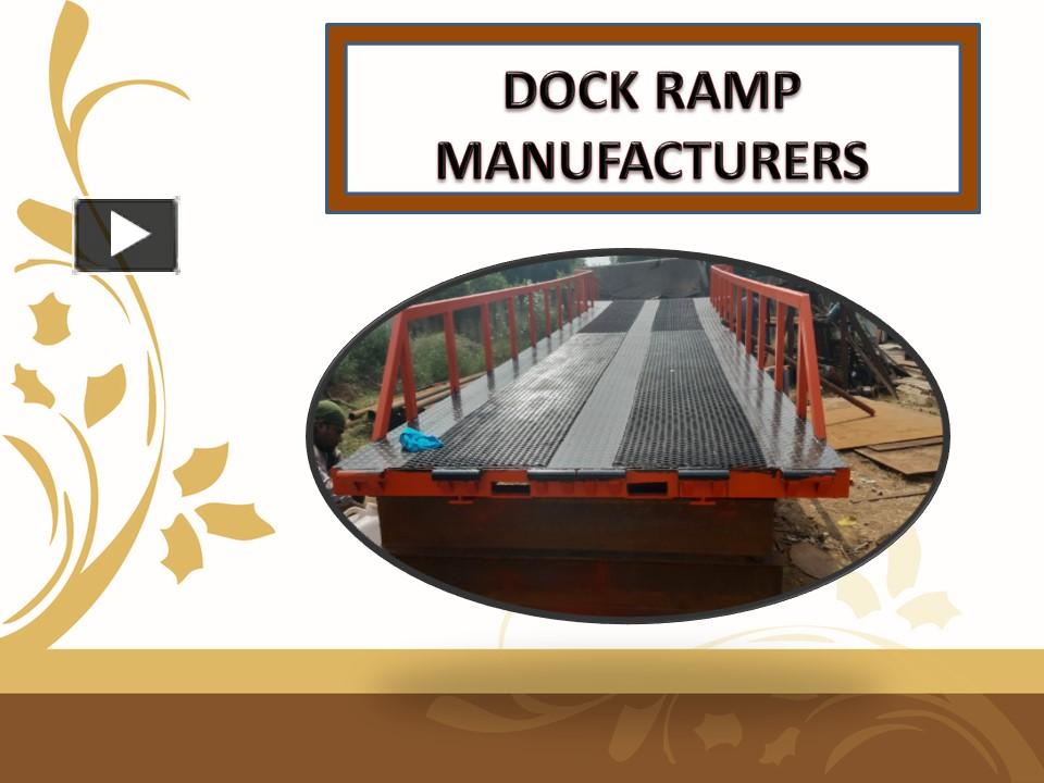 PPT – Hydraulic Ramp Lift,Container Ramp,Mobile Dock Ramp,Chennai ...