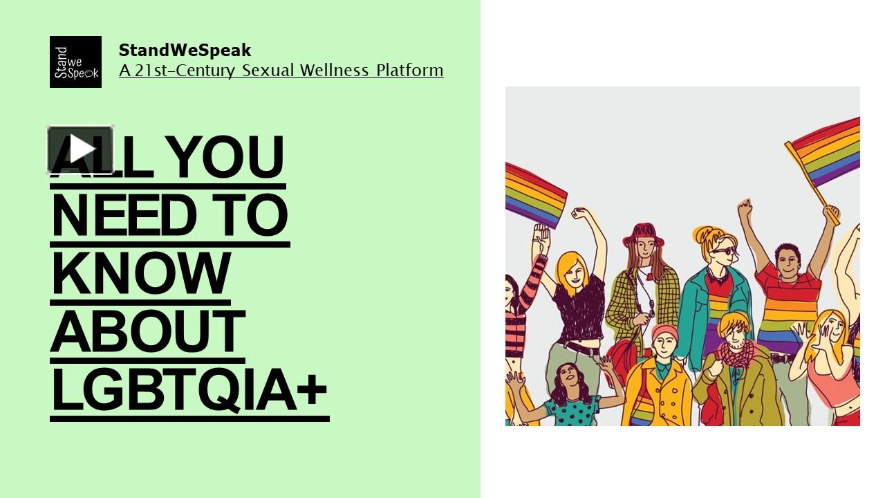 All you need to know about LGBTQIA+ presentation | free to download
