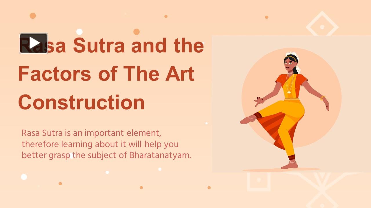 Rasa Sutra and the Factors of The Art Construction in Bharatanatyam ...