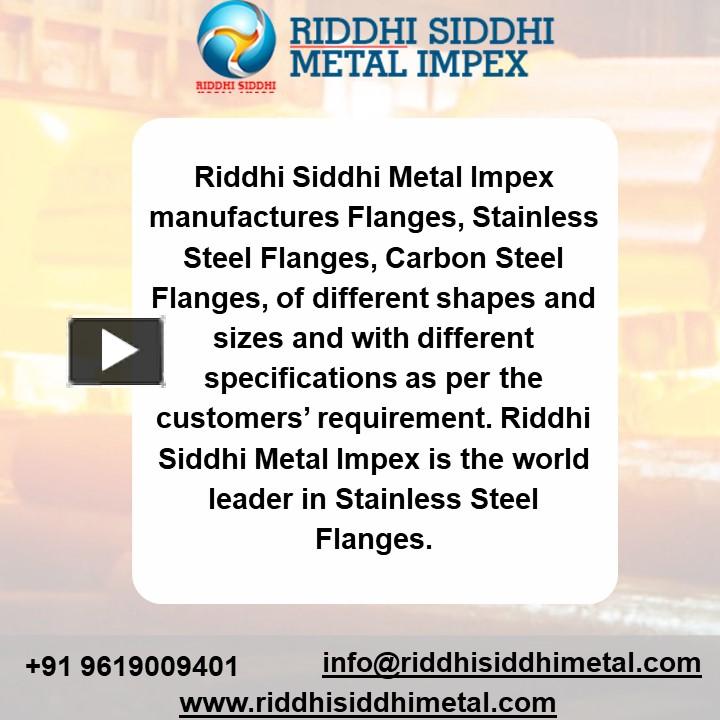 Flanges | EIL Approved Flanges | IBR Approved Flanges | Thermowell ...