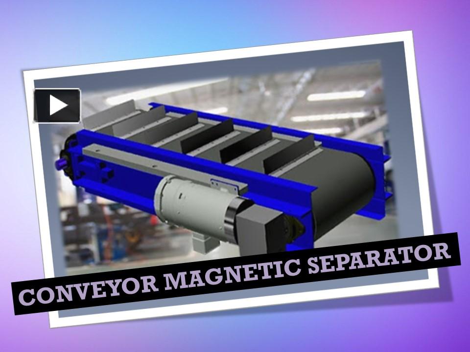 Conveyor Magnetic Separator,Overband Magnetic Separator,Vibrating ...