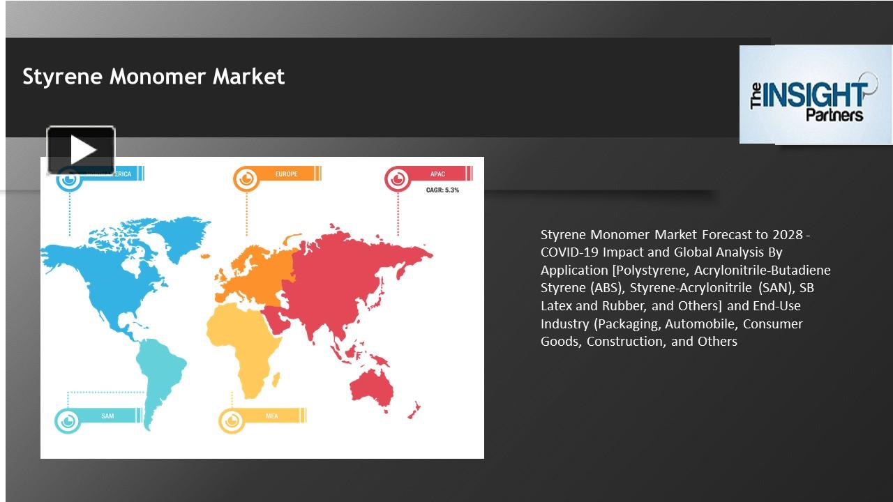 PPT – Styrene Monomer Market Forecast to 2028 - COVID-19 Impact and ...