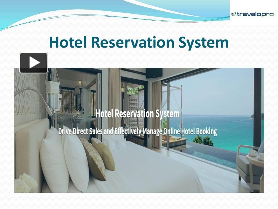 PPT – Hotel Reservation System PowerPoint presentation | free to ...