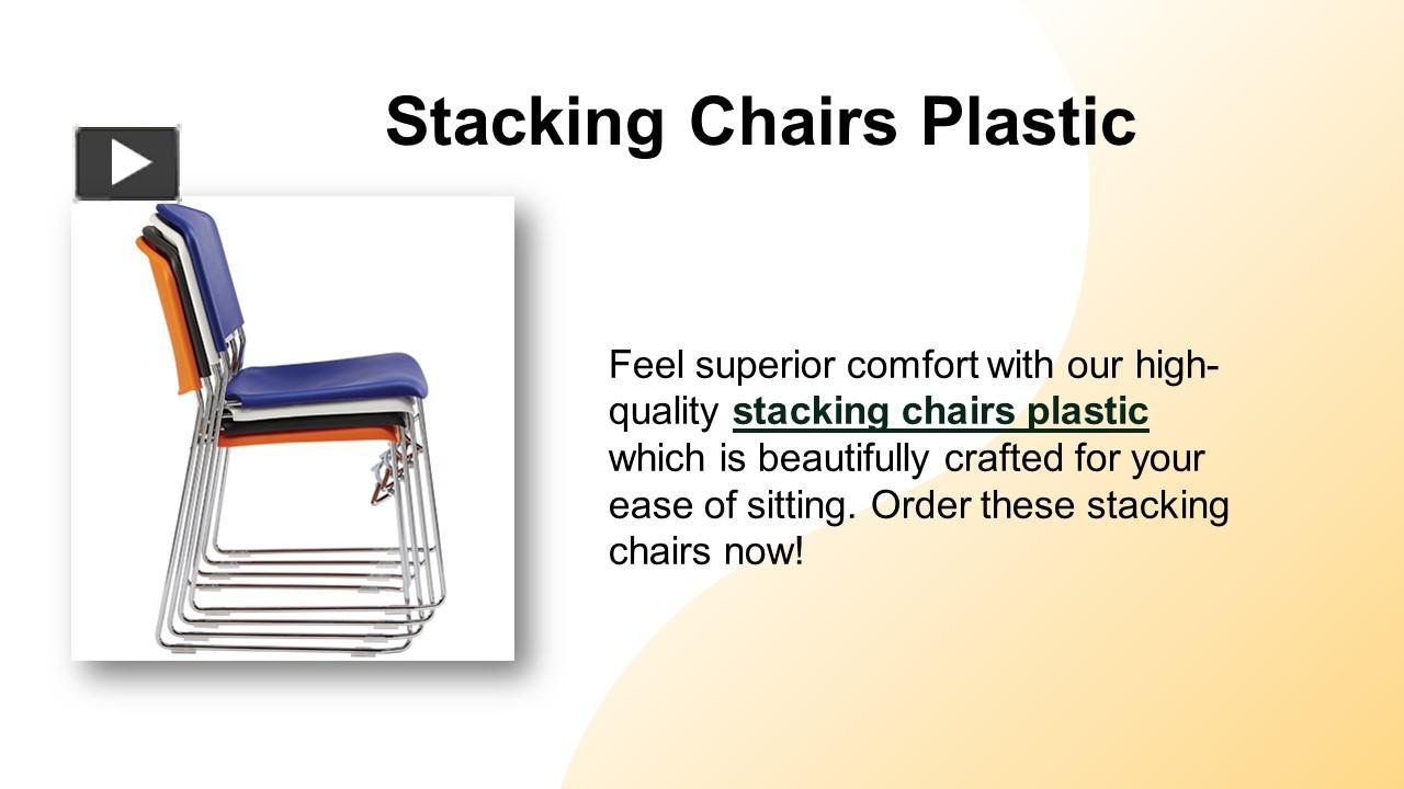 PPT – Stacking Chairs Plastic PowerPoint presentation | free to ...