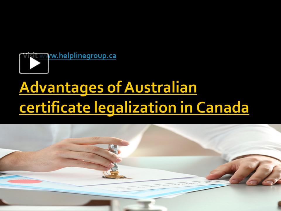 PPT – AUSTRALIAN CERTIFICATE AUTHENTICATION (1) PowerPoint presentation ...