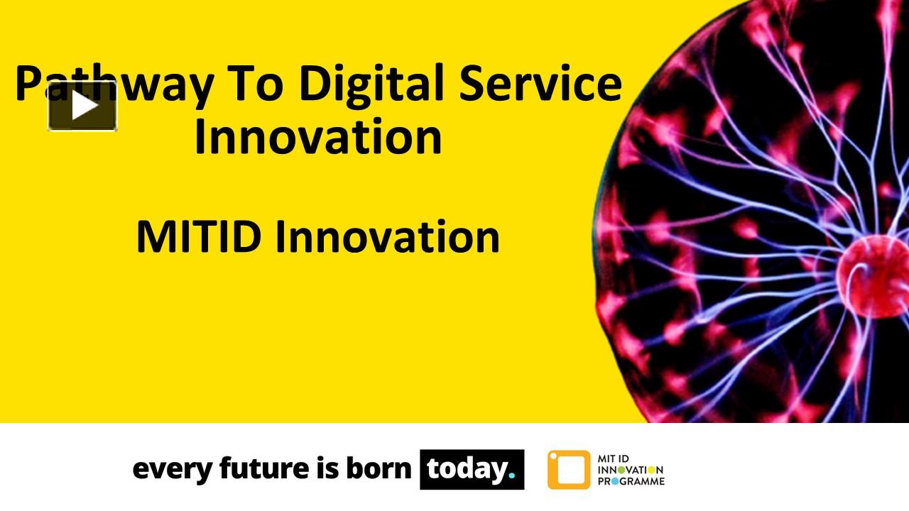 PPT – Digital Service Innovation - MIT ID Innovation PowerPoint ...