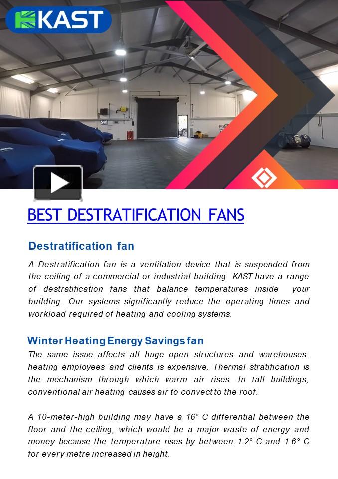 PPT – Top Rated Destratification Fans Service In Manchester | Kast ...