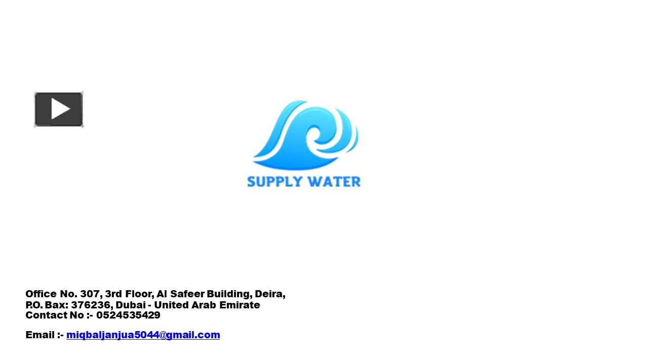 PPT – Water for Construction Site | Supply Water PowerPoint ...
