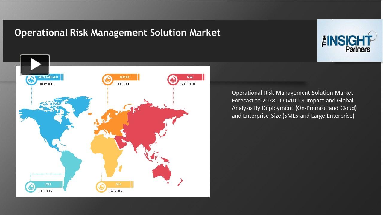PPT – Operational Risk Management Solution Market Forecast to 2028 ...