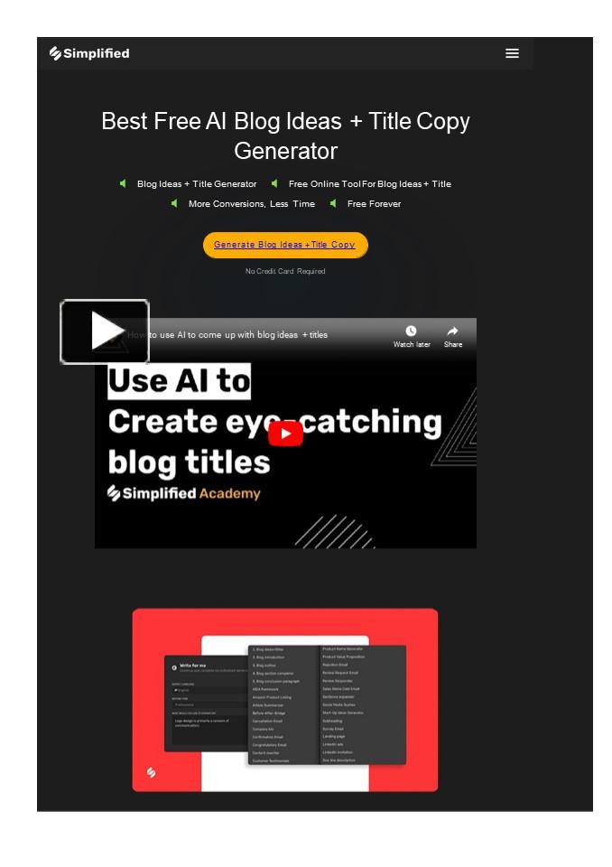 Free Ai Blog post generator presentation | free to download
