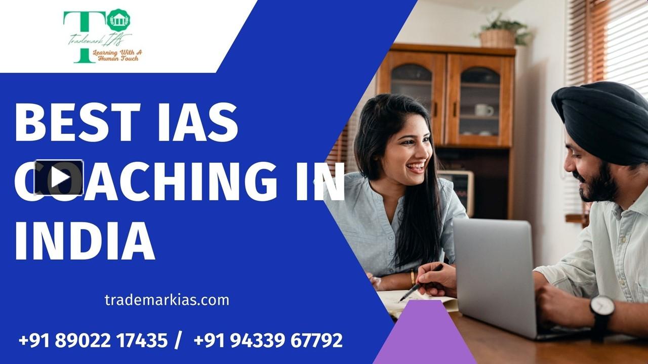 Best IAS Coaching in India presentation | free to download