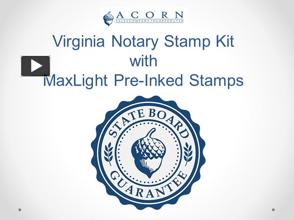 PPT – Virginia Notary Kit PowerPoint presentation | free to download ...