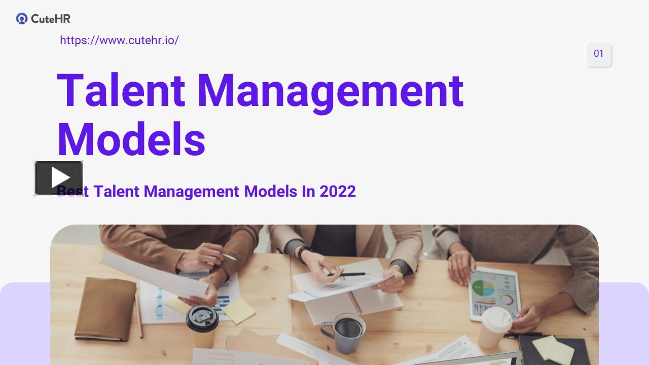 Talent Management Models presentation | free to download
