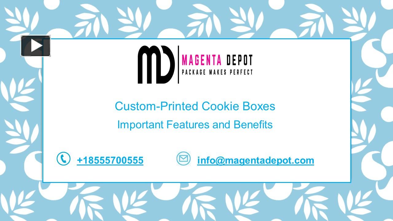 Custom-Printed Cookie Boxes presentation | free to view