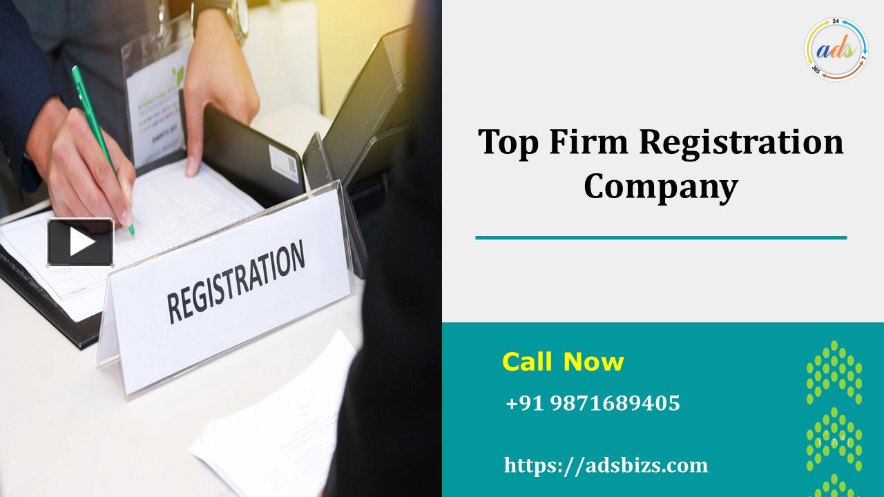 PPT – Top Firm Registration Company PowerPoint presentation | free to ...