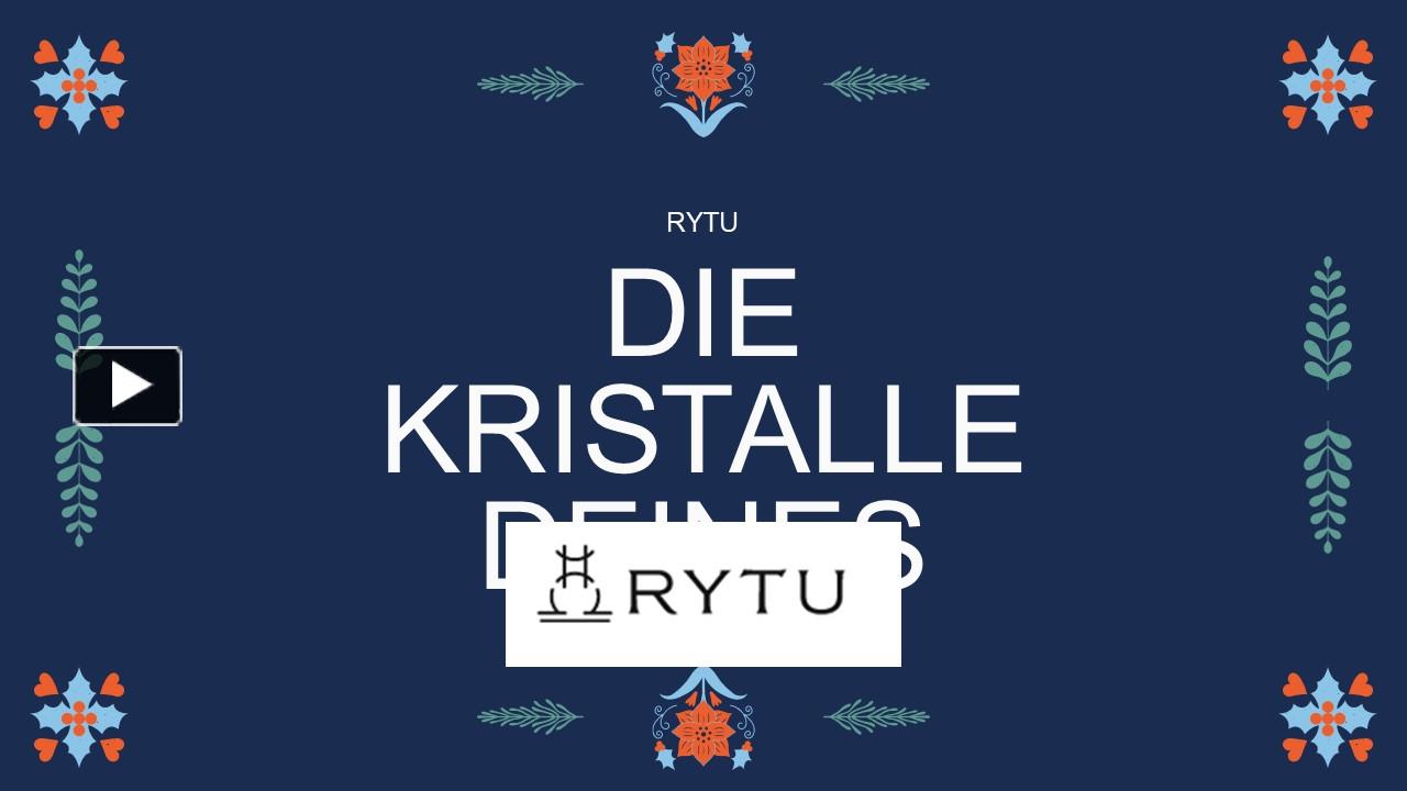 PPT – RYTU PowerPoint presentation | free to download - id: 95aad1-NDQ4Y