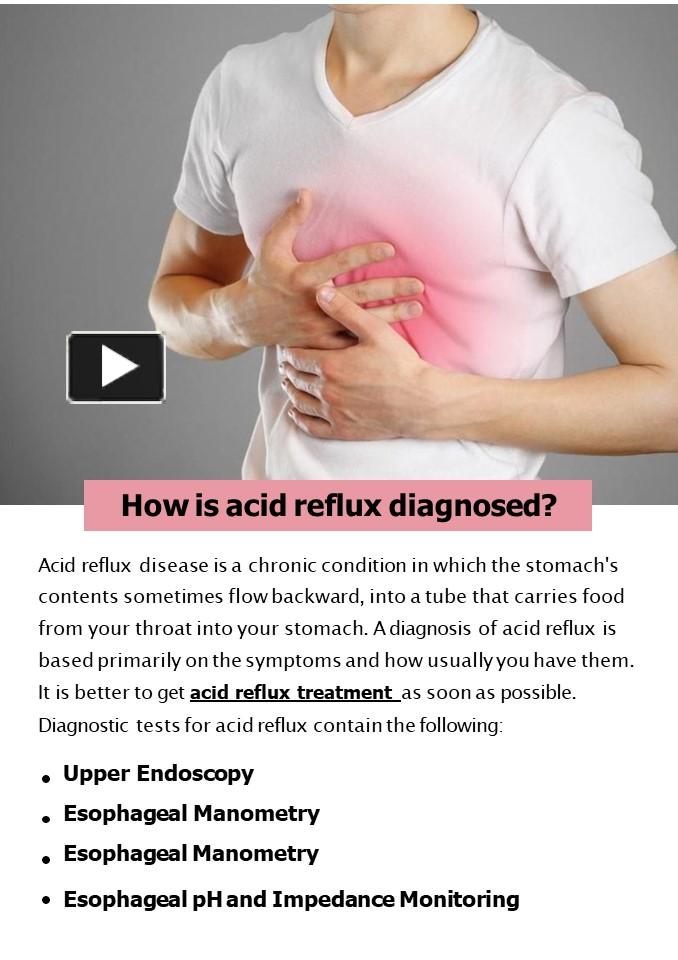 PPT – How is acid reflux diagnosed? PowerPoint presentation | free to ...