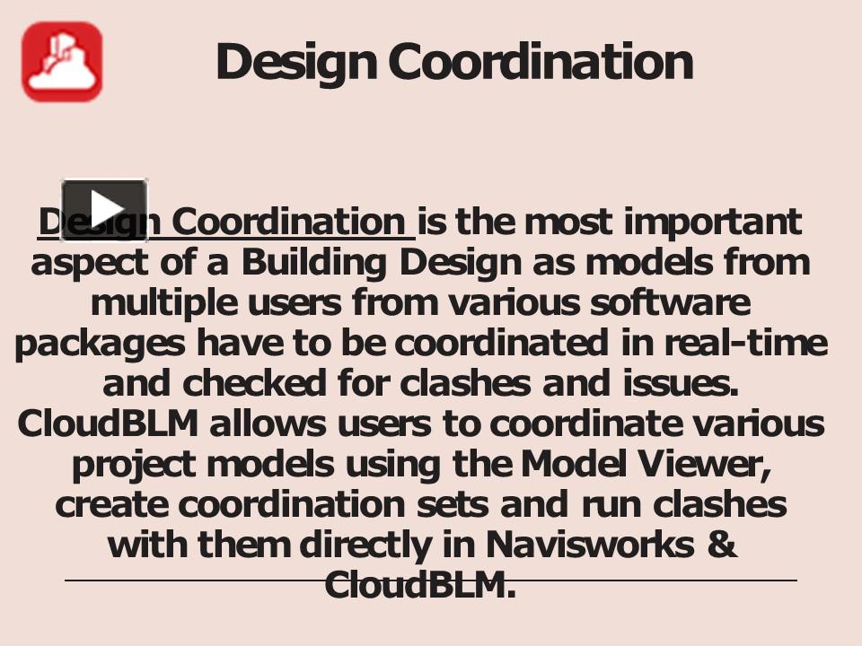 Design Coordination presentation | free to download