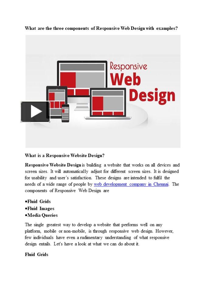 What Are The Three Components Of Responsive Web Design With Examples ...
