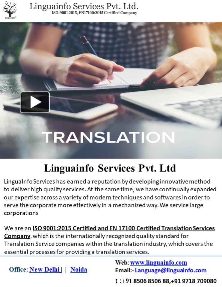 PPT – Language Translation Company In Delhi PowerPoint presentation ...