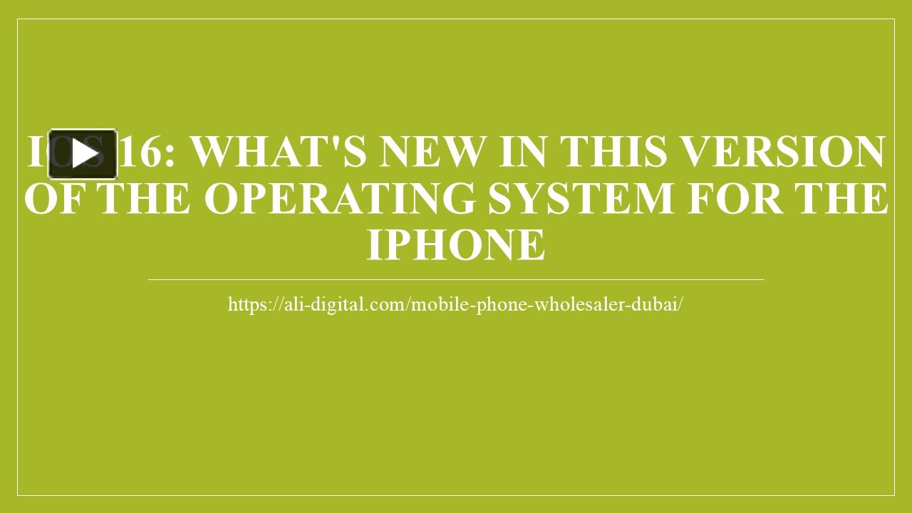 iOS 16: what's new in this version of the operating system for the ...