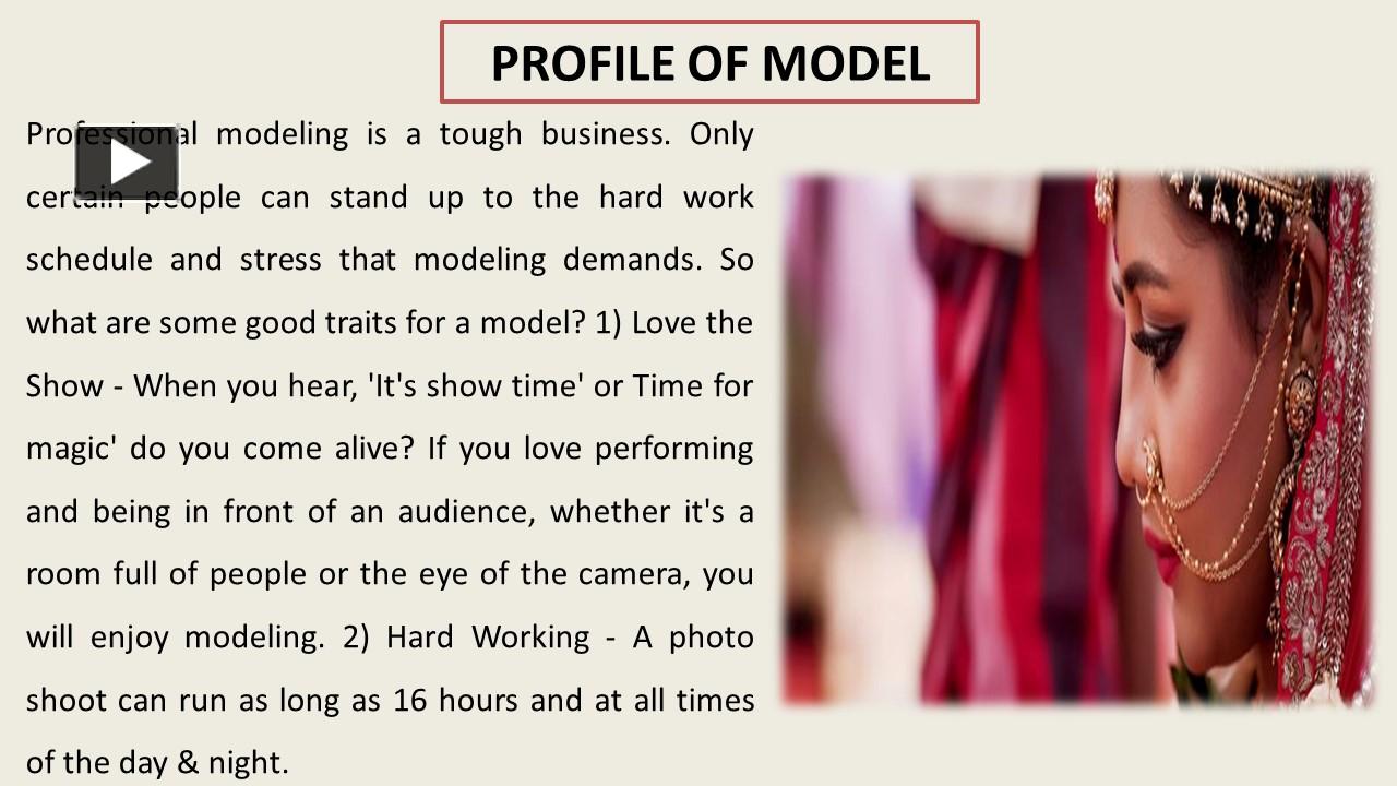 PPT – Best Modeling schools | Guideline for models | IIAM PowerPoint ...