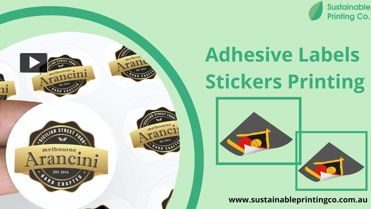 PPT – Adhesive Labels & Stickers Printing PowerPoint presentation ...