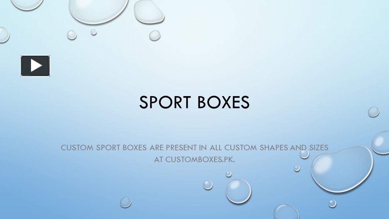 How Can You Design Personalized Custom Sports Boxes? presentation ...
