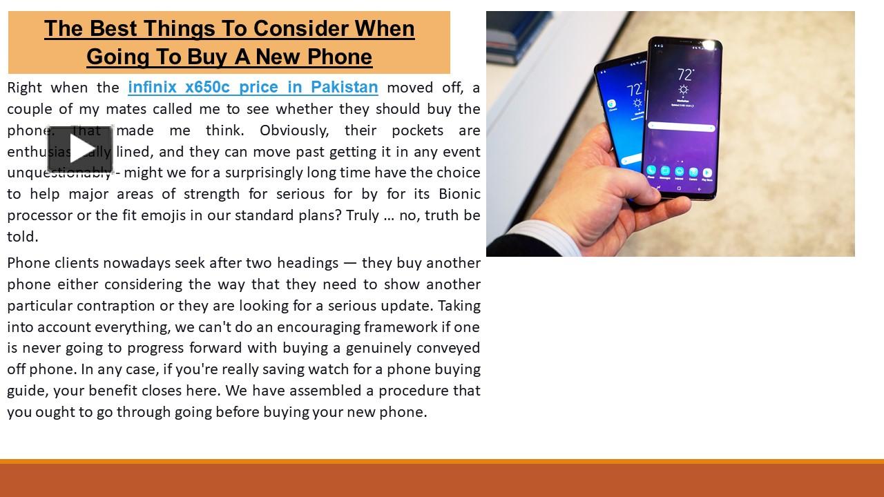 The Best Things To Consider When Going To Buy A New Phone.pptx ...