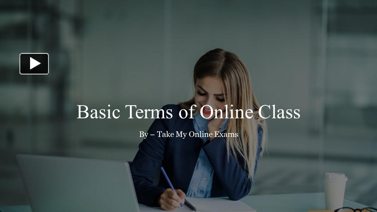 PPT – Basic Terms of Online Class PowerPoint presentation | free to ...