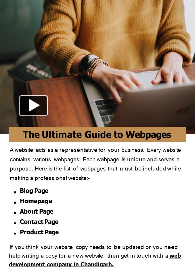 PPT – The Ultimate Guide to Webpages PowerPoint presentation | free to ...