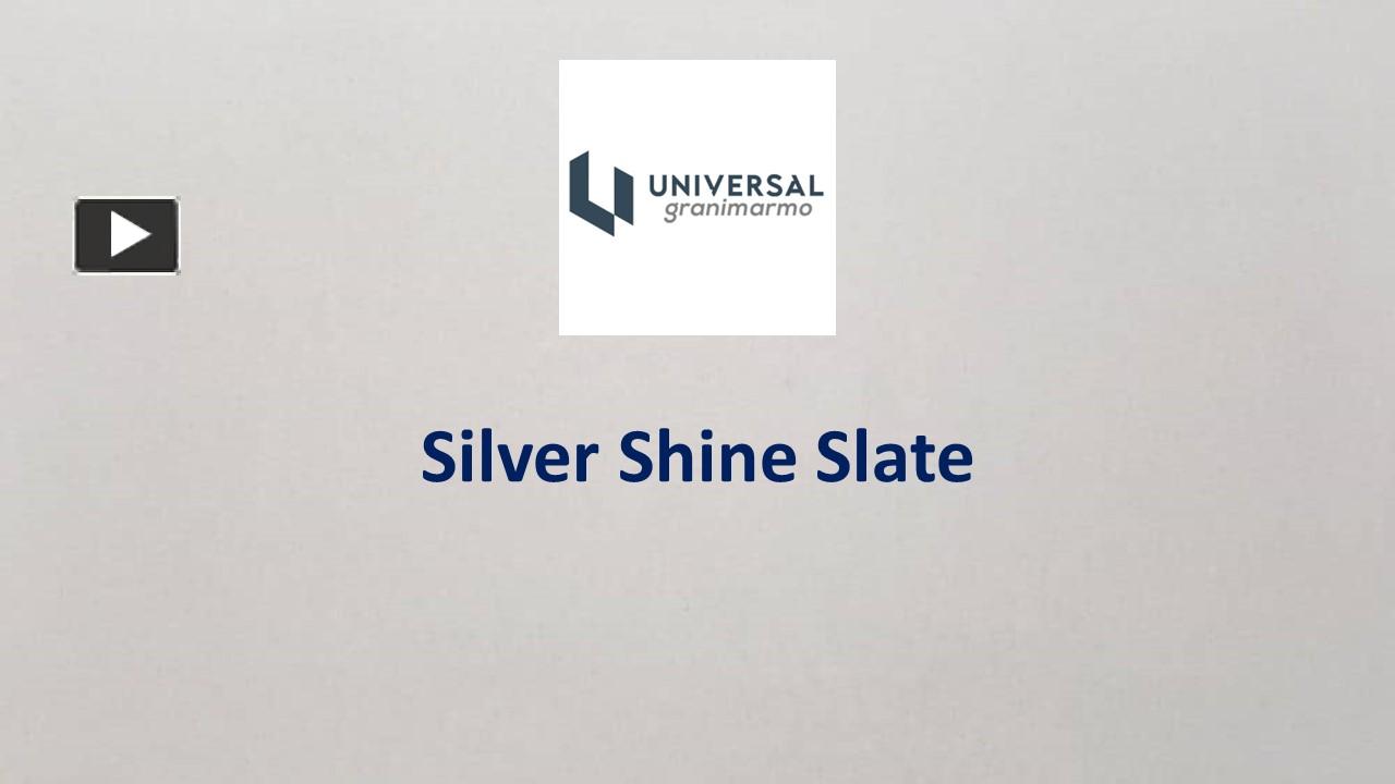 PPT – Silver Shine Slate PowerPoint presentation | free to download ...