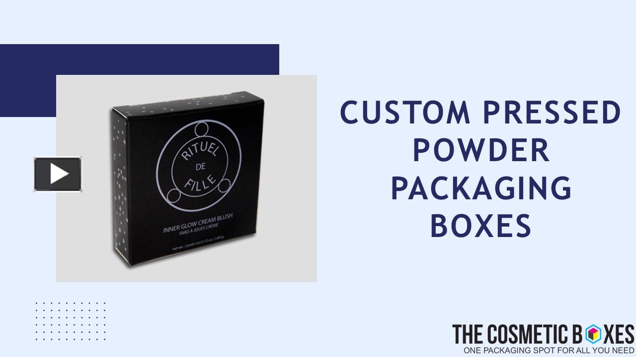 PPT – custom pressed powder packaging boxes PowerPoint presentation ...