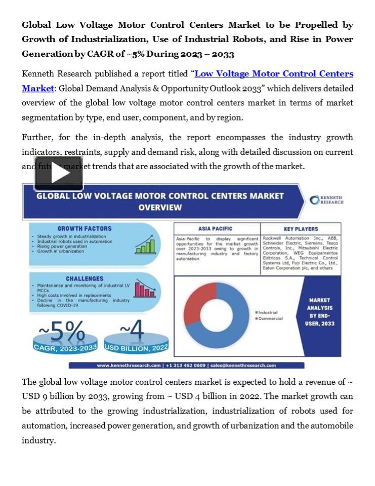 PPT – Low Voltage Motor Control Centers Market Pr PowerPoint ...