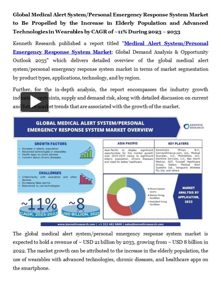 PPT – Medical Alert System/Personal Emergency Response System Market Pr ...