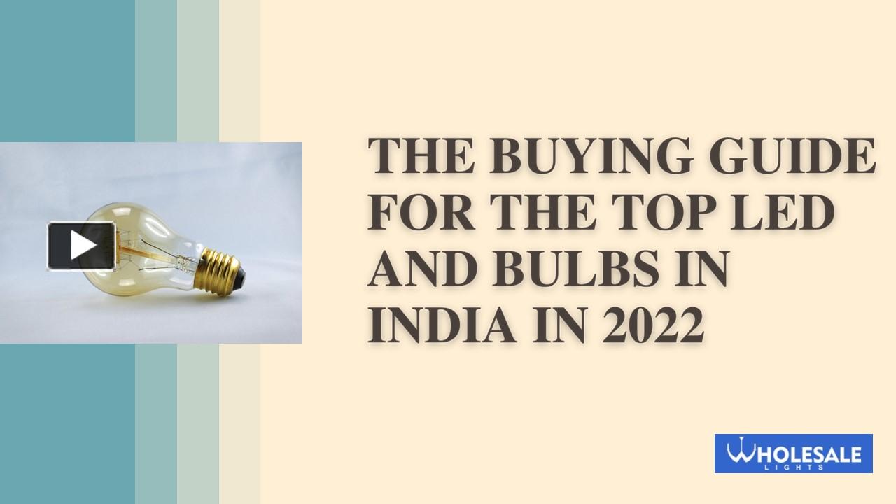 The Buying Guide for the Top LED and Bulbs in India in 2022 ...