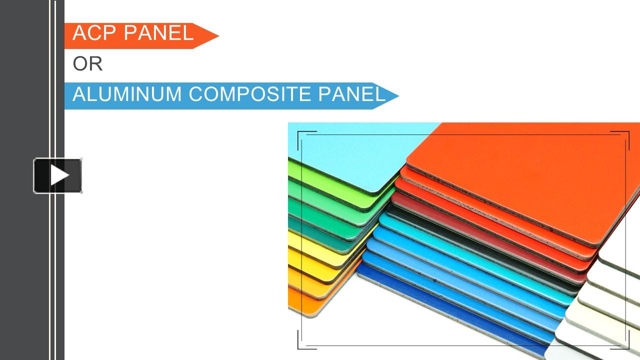 ACP panel or Aluminum Composite Panel presentation | free to download