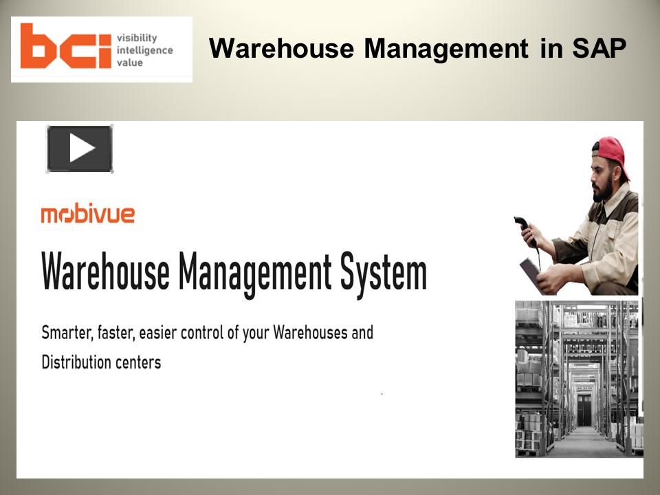 PPT – Warehouse Management in SAP - Bar Code India PowerPoint ...