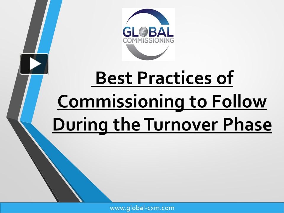 PPT – Best Practices of Commissioning to Follow During the Turnover ...