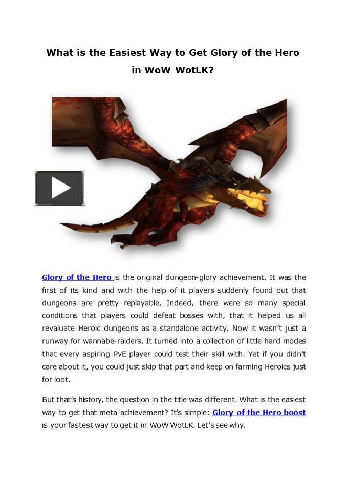 PPT – World of Warcraft boost PowerPoint presentation | free to ...