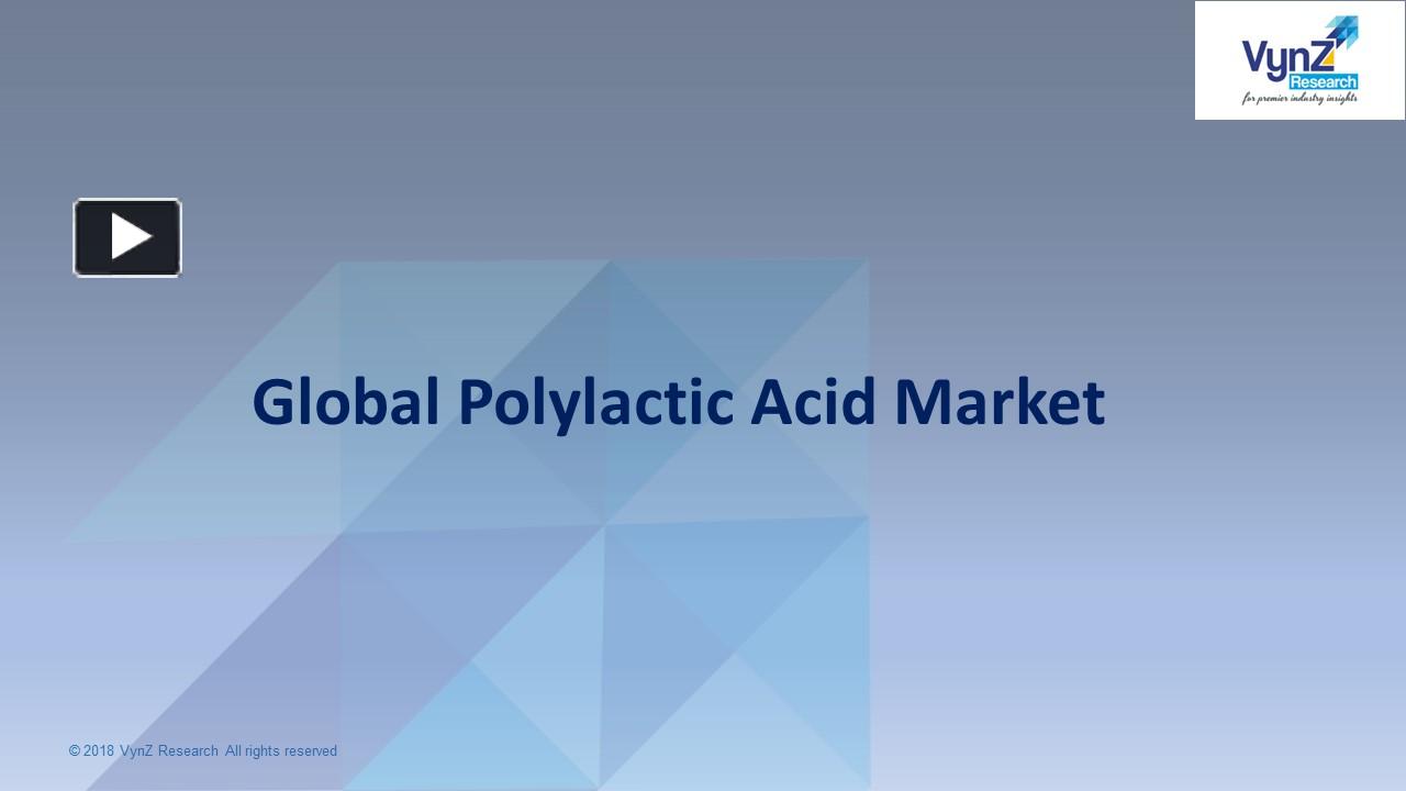 PPT – Global Polylactic Acid Market – Analysis and Forecast (2021-2027 ...