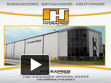 PPT – HYDRAPRES S.A. PowerPoint presentation | free to view - id: 95bde ...