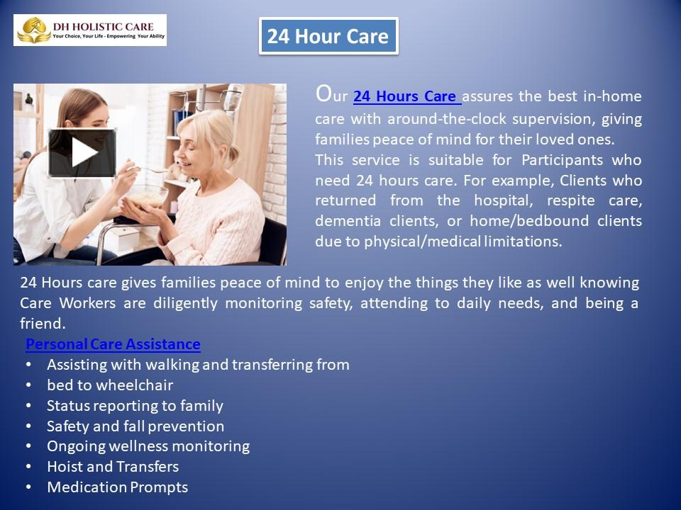 PPT – 24 Hour Personal Care Assistance and SIL PowerPoint presentation ...