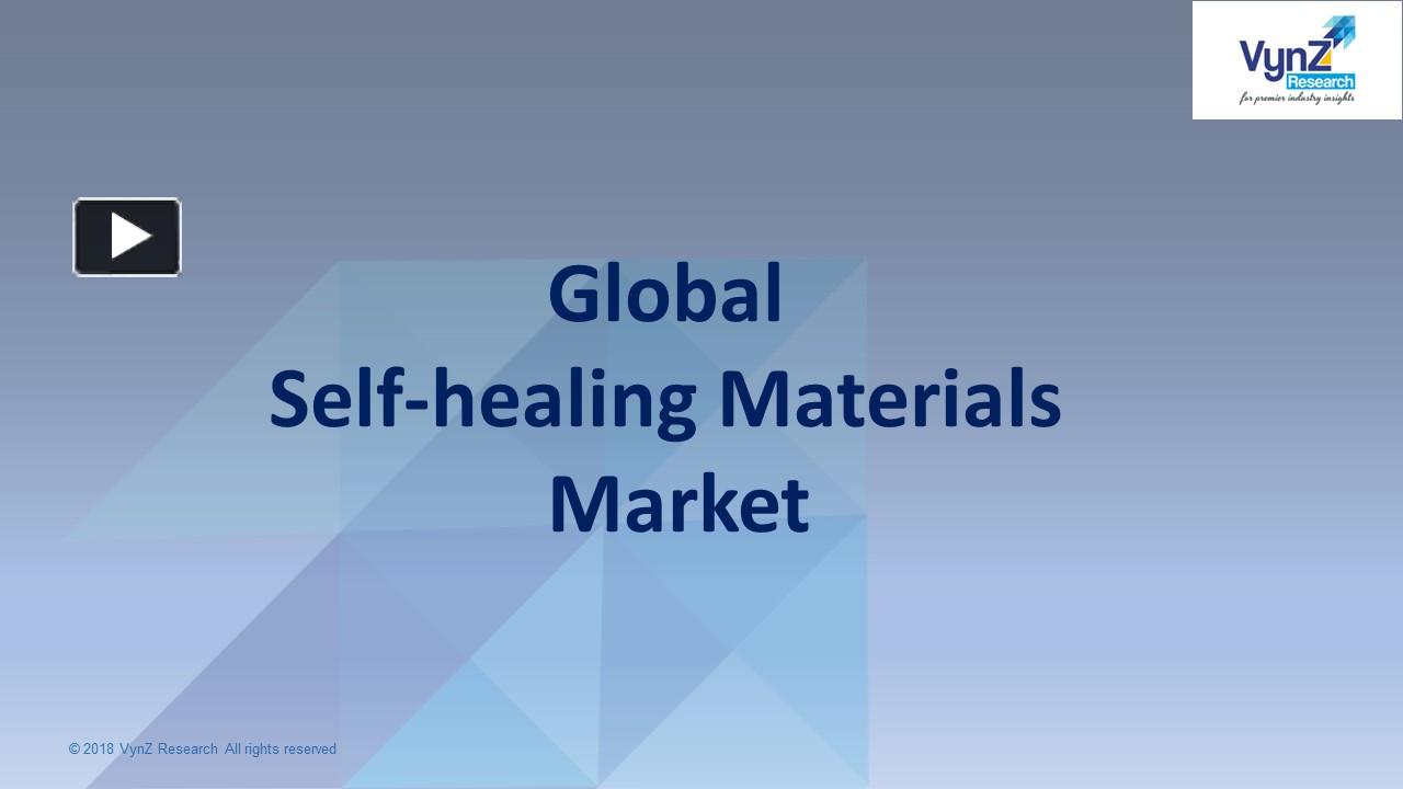Self-Healing Materials Market Latest News, Status and Forecast by 2027 ...
