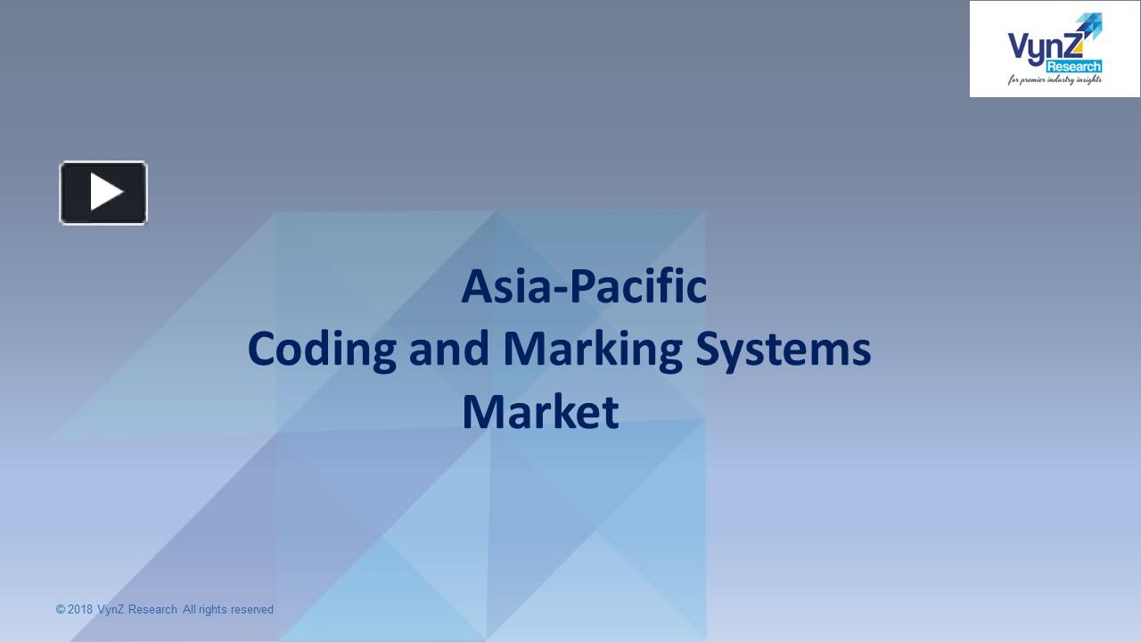 PPT – Asia-Pacific Coding and Marking Systems Market Latest News ...