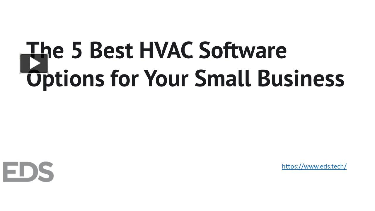 PPT – 5 Top HVAC Software Options for HVAC Businesses PowerPoint ...