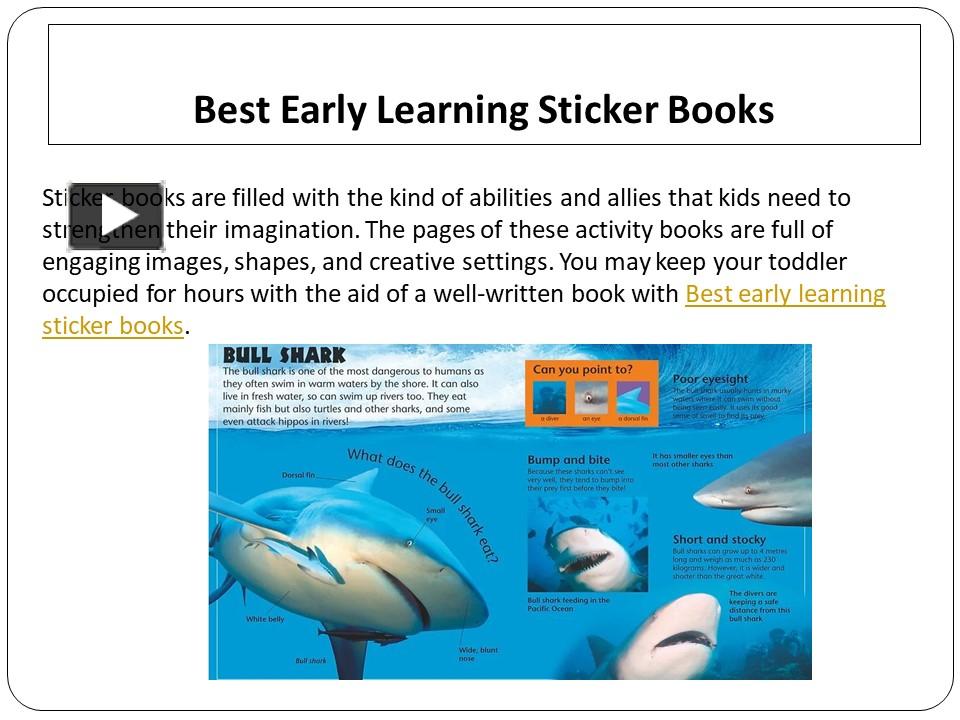 PPT – Best Early Learning Sticker Books PowerPoint presentation | free ...