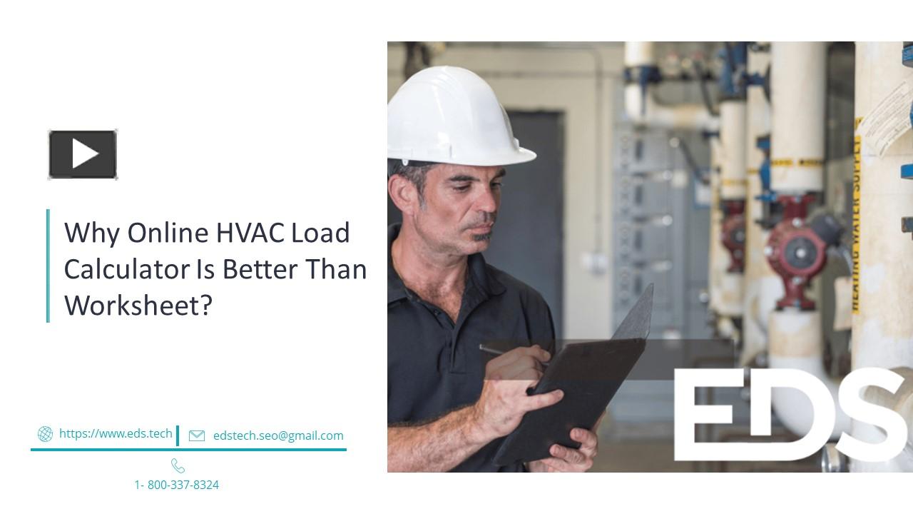 PPT – Why Online HVAC Load Calculator Is Better Than Worksheet ...