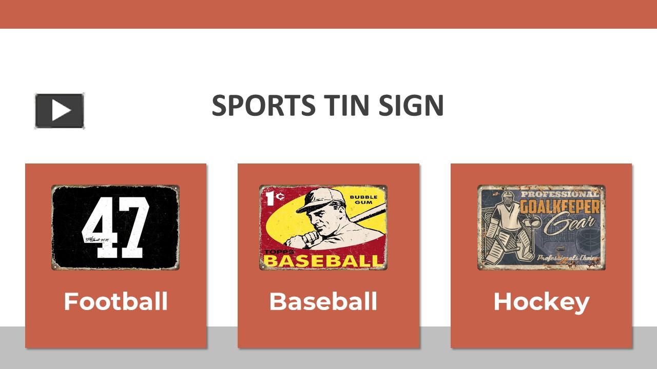 PPT – Tin Sign Wall Decor Easy Installation PowerPoint presentation ...