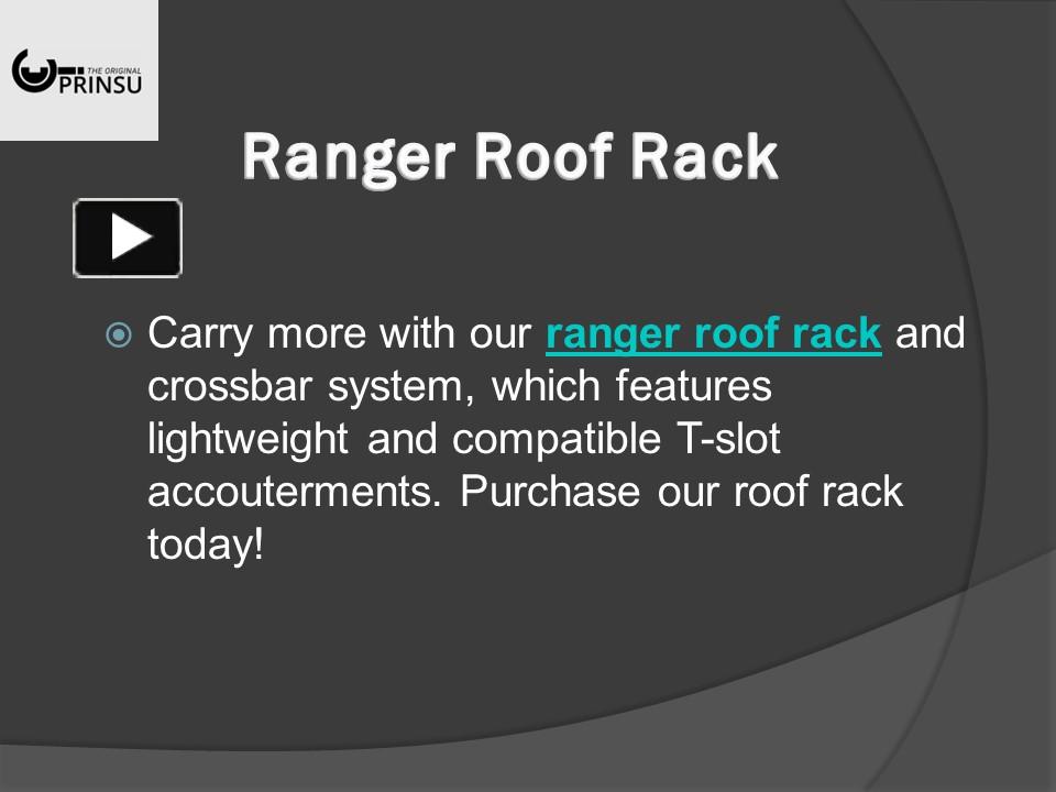 PPT – Ranger Roof Rack PowerPoint presentation | free to download - id ...